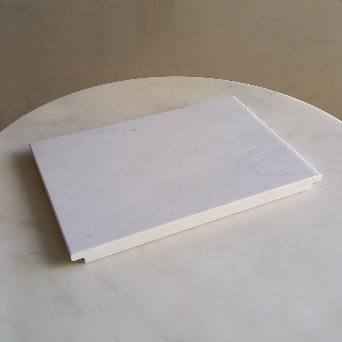 Carrara Marble Work Surface, Chopping Board - 60x40cm - Se Ghe Pensu